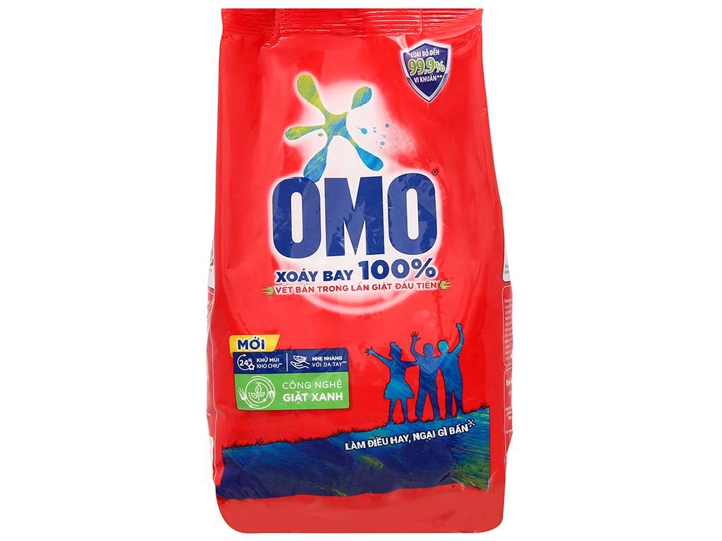 OMO detergent powder bag 800g x 18