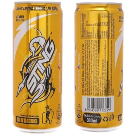 Sting energy drink can 330ml Ginseng